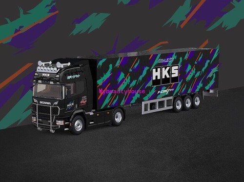 TM 1:64 HKS M4 RWB Beetle Scania Truck Figure Sport Model Diecast Metal ...