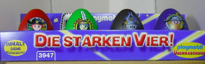 Playmobil RARE 3947 Die Starken Vier/The Strong Four Easter Egg Set ...