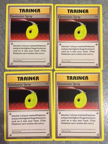 Devolution Spray - 76/108 - Evolutions Trainer Pokemon Card Single ...