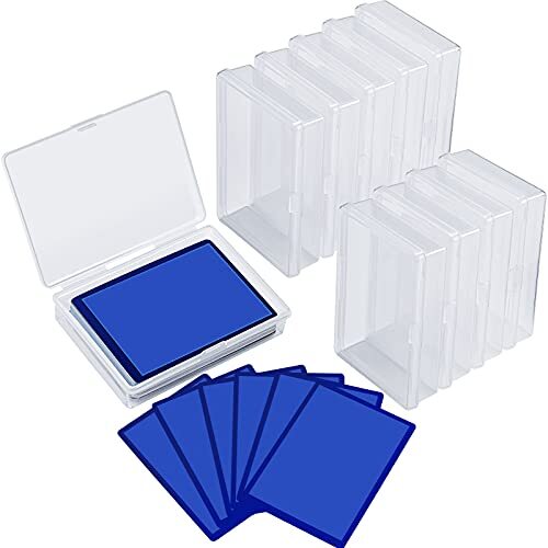15 Pack Playing Card Deck Cases Clear Plastic Game Card Box Holder ...