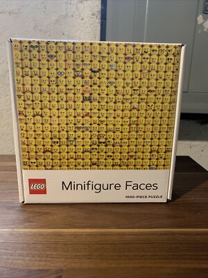 LEGO Minifigure Faces 1000 Piece Jigsaw Puzzle - 25in. Wide 20in. High ...