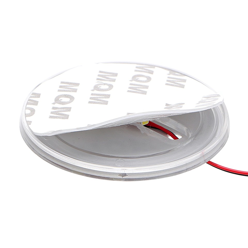 8000K Ultra Blue Emblem LED Background Light 82mm For BMW 3 5 7 Series ...