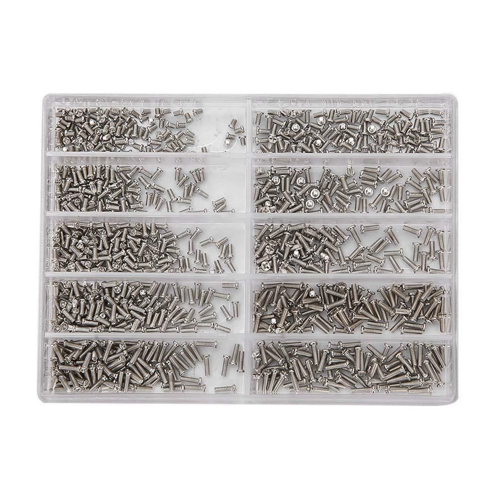 2000pcs Small Watch Screws Assortment Watch Parts Back Case Cover ...