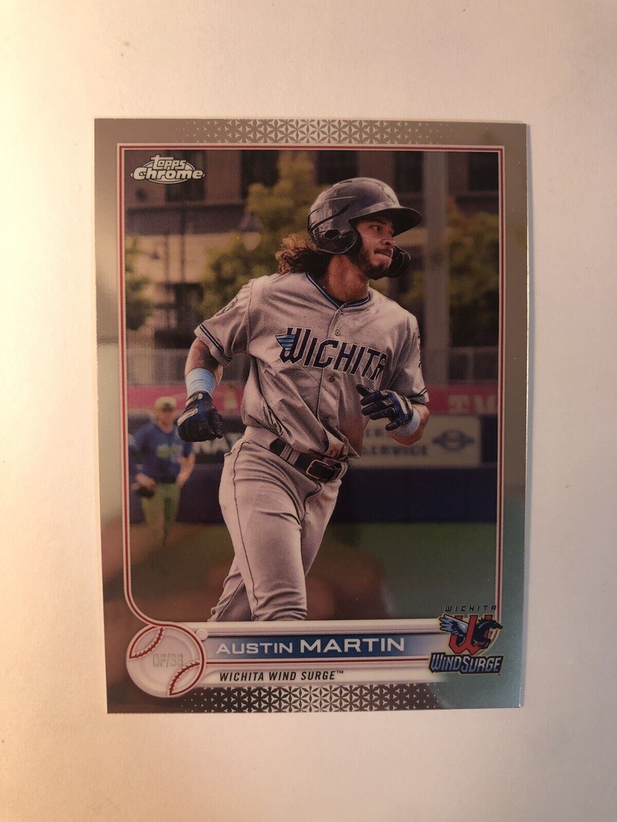 2022 Pro Debut Base Chrome #PDC-93 Austin Martin - Wichita Wind Surge ...