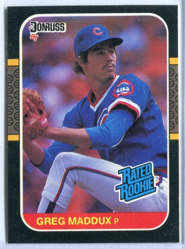 1987 Donruss Baseball Card #36 Greg Maddux Rookie NR-MINT | eBay