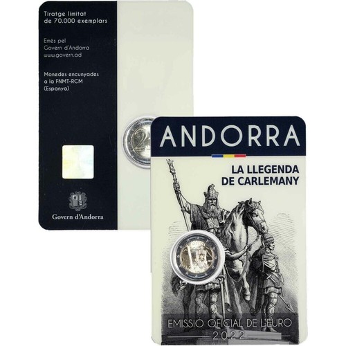 Andorra commemorative 2 euro coin 2022 "Charlemagne" - Coincard | eBay