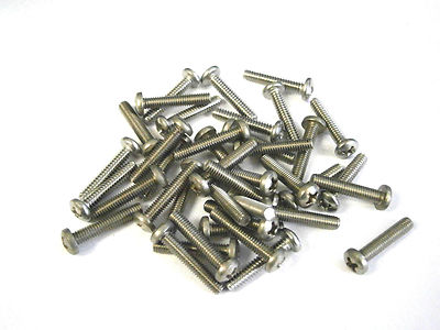6/40 X 3/4 Phil Pan Machine Screw Stainless Steel Lot of 25 #1702 | eBay