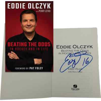 Ed Olczyk "Beating the Odds" Autographed Book | eBay