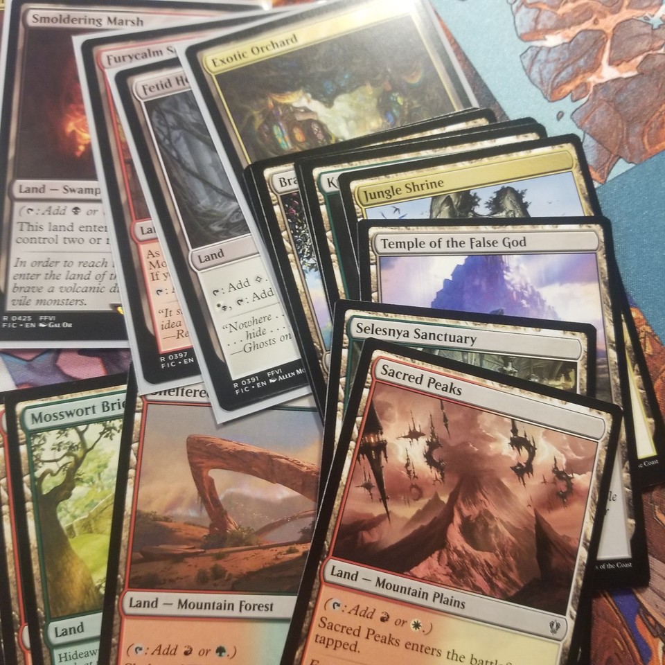 Non-basic Lands Commander Lot Final Fantasy Murders Magic The Gathering ...