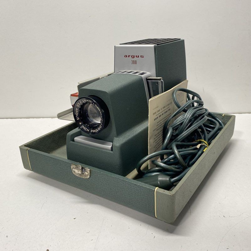 Argus Green Remote Control Slide Projection III Home Theater Projector ...