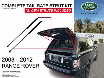 2003-2012 Range Rover Rear Upper Tail Gate Lift Support Struts Set of 2 ...