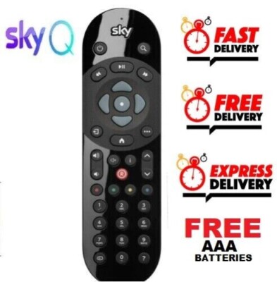 SKY Q REMOTE NON TOUCH INFRARED UP TO 30 FEET RANGE FREE AAA BATTERIES ...