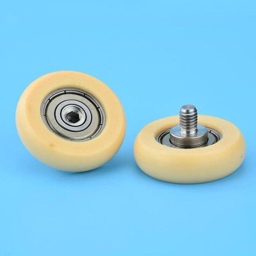 2Pcs Rowing Machine Seat Wheel Nylon Roller Wheel with Screws 6x36x10mm ...