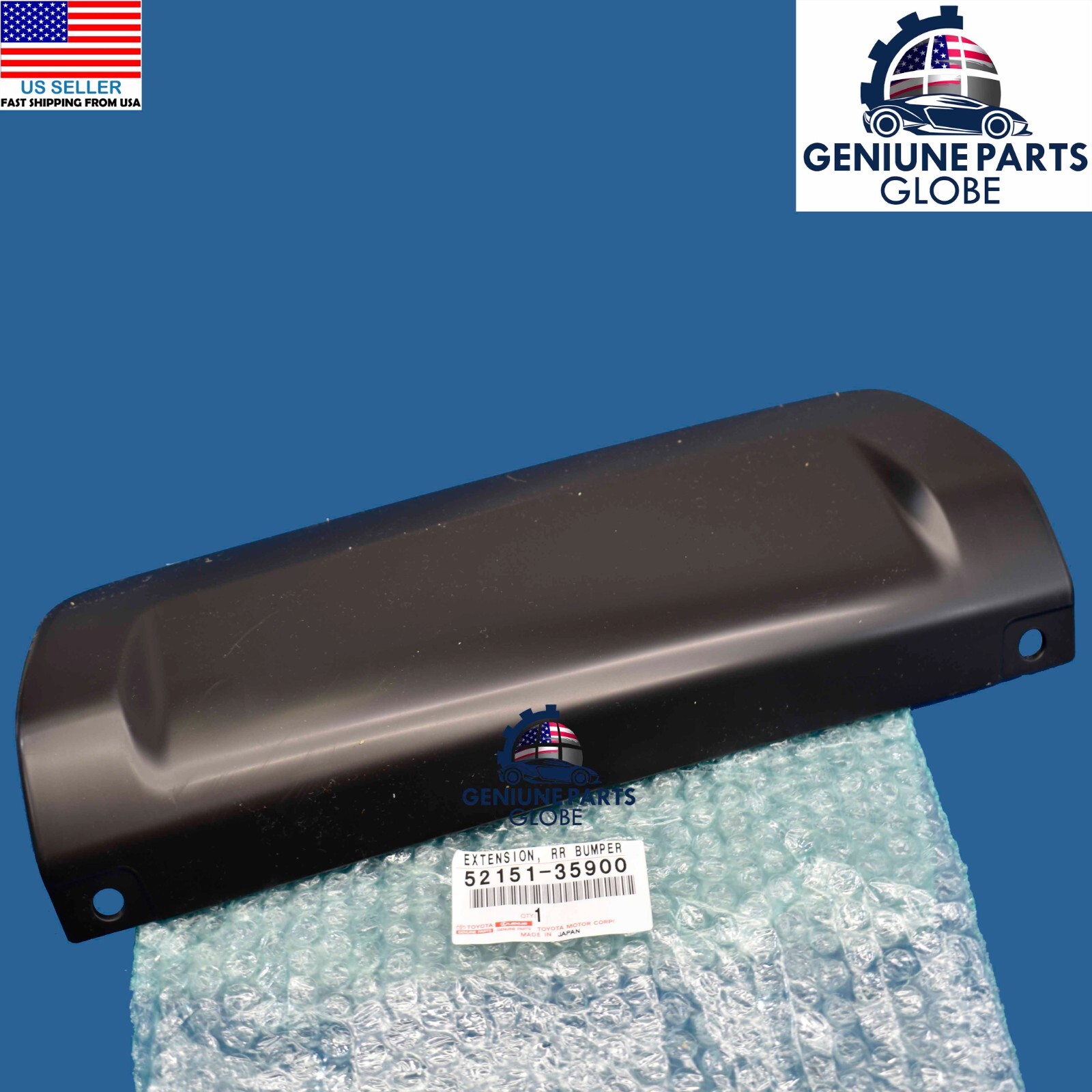 GENUINE TOYOTA 14-24 4RUNNER CENTER REAR BUMPER EXTENSION W/O TOW 52151 ...