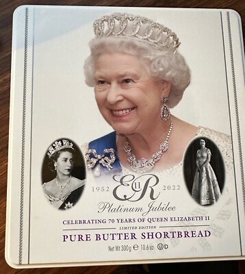 Queen Elizabeth II 70 Year Platinum Jubilee Walkers Shortbread Cookies ...
