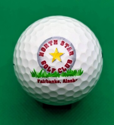North Star Golf Club logo golf ball (CLOSED COURSE - Fairbanks, Alaska ...