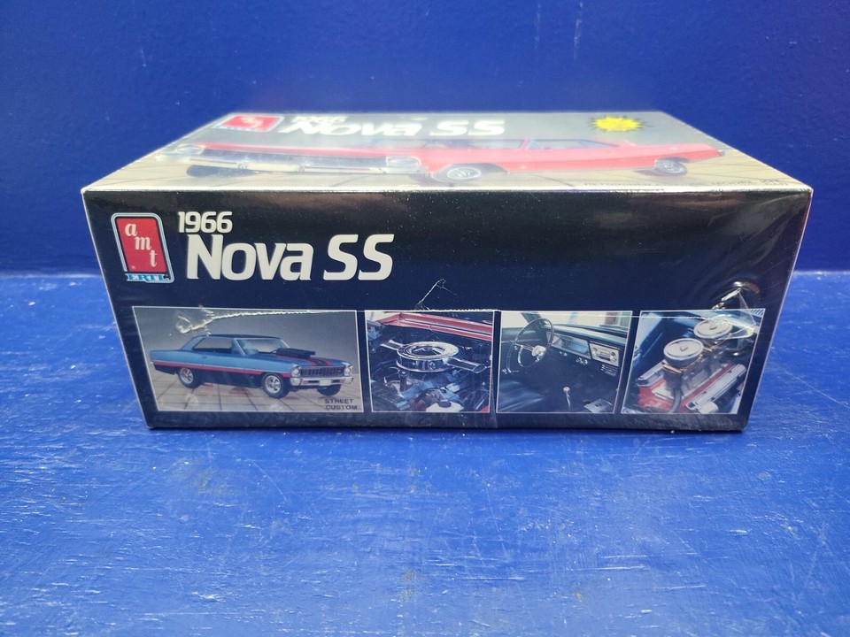ERTL AMT 1966 CHEVY NOVA SS HARDTOP KIT 1/25 Model Kit 6749 Open Box ...