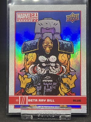 Beta Ray Bill Blue Foil 2021-22 Marvel Annual Trading Card | eBay