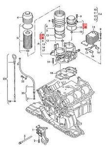 Genuine AUDI VW A4 Avant S4 Quattro Cabrio Oil Separator 057103495N | eBay