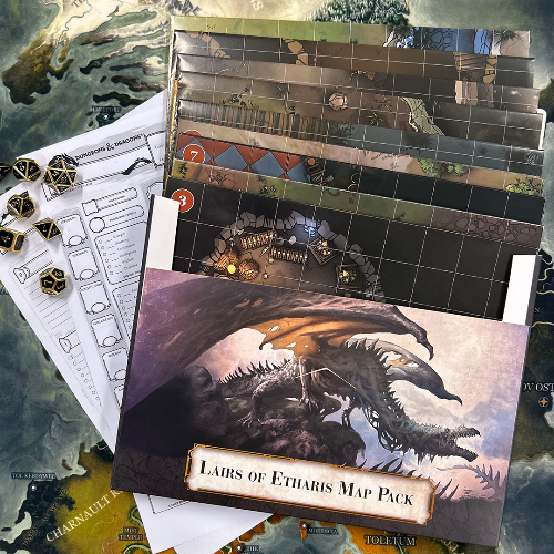 Grim Hollow Lairs of Etharis Map Pack 5E (Ghostfire Gaming) - GHO001004 ...