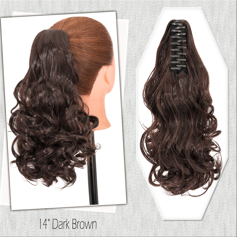 Highlight Thick Real Claw Ponytail Clip In Hair Extensions Pony Tail As ...