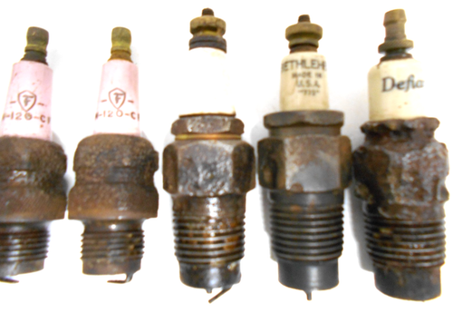 Lot of 8 Vintage Used Spark Plugs~ AC, Autolite, Bethlehem, & Defiance ...