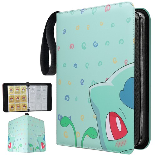 900 Cards Pocket Binder 9 Pocket Game Sport Trading Card Album Folder ...