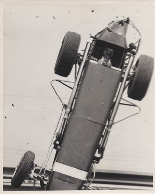 Herman Wise Terre Haute flip dirt sprint 1968 auto racing - Himes ...