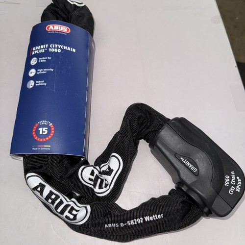 abus granit City chain Xplus 1060 Bike Lock Chain | eBay