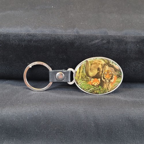 Houston Zoo Key Chain Tiger Elephant | eBay