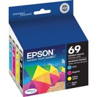 Epson 69 Black Cyan Magenta Yellow Ink Cartridge 4Pk Set Best before:05 ...
