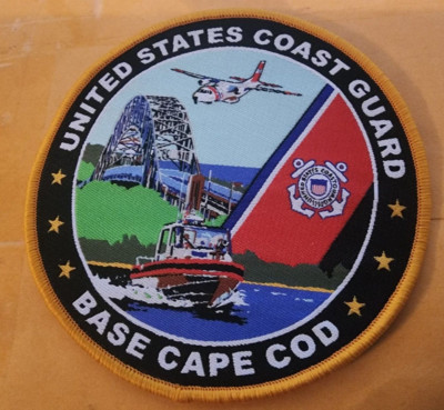 COAST GUARD BASE CAPE COD MASSACHUSETTS 4" PATCH | eBay