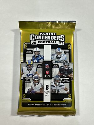 2023 Panini Contenders Football NFL Trading Card Factory Sealed 8 Card ...
