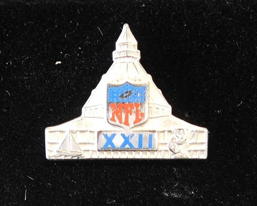 Super Bowl XXII 1988 Press Pin - Washington Redskins Vs Denver Broncos ...