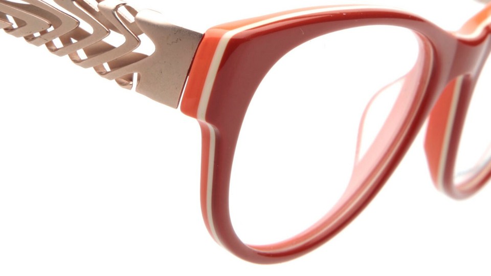 PRODESIGN DENMARK 4682 c.4522 ORANGE EYEGLASSES 52-17-135 Japan ...