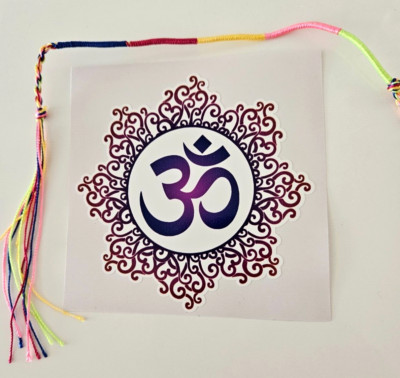 🕉 OM BALI, OMKARA STICKER,PEACE,GOOD LUCK,KARMA SYMBOL.SURF, DECAL ...