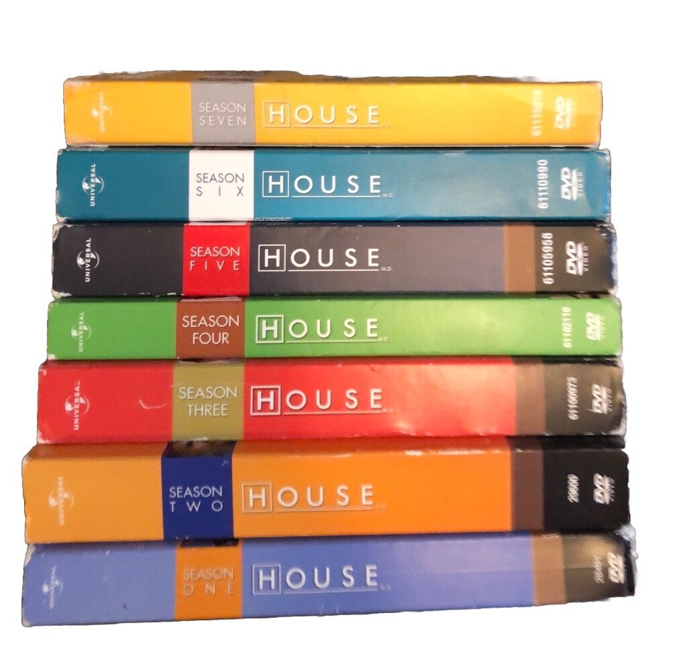 House MD - 1-7 Season Lot - Seasons 1 2 3 4 5 6 & 7 - Complete DVD Box ...