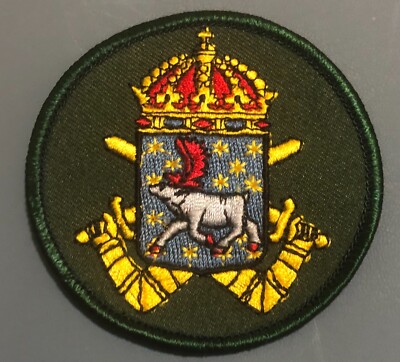 SWEDEN MILITARY ARMY NORRBOTTEN TANK DIVISION P5 PATCH NORRBOTTENS ...