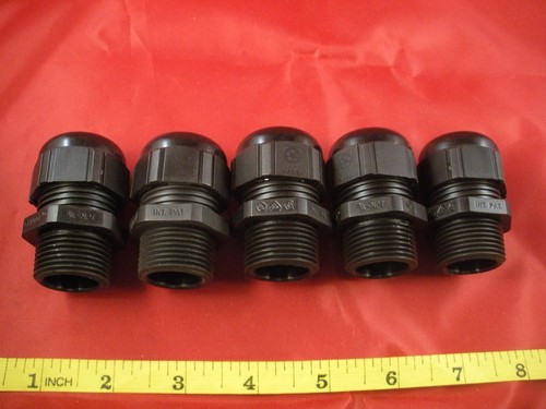 Lapp Kabel S2234 Lot of 5 Connectors 3/4 npt SLRN 21 Black Skintop ...