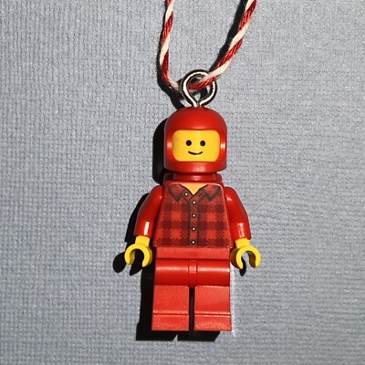 XMAS Jumper Spaceman Christmas Tree Ornament Hanger Made of LEGO ...