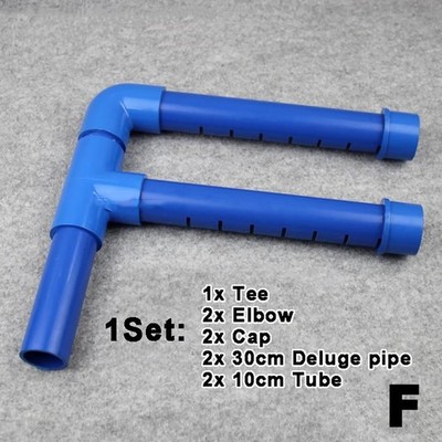 Aquarium Outflow Pipe Kit Pond Fish Tank Rain Spray Bar 20mm-50mm, "F ...