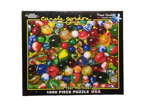 Carol Gordon Lose Your Marbles White Mountain Puzzle 1000 Pieces PS3 | eBay