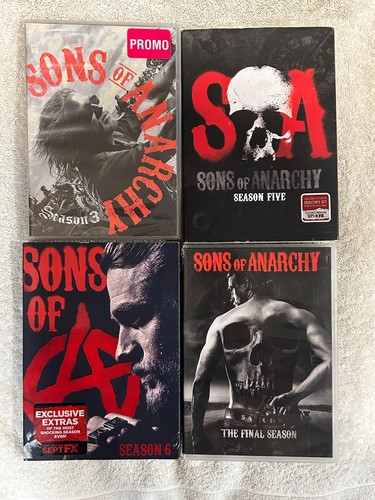 Sons Of Anarchy Dvd Lot Seasons 3-5-6 & Final season-3 & 6 sealed | eBay