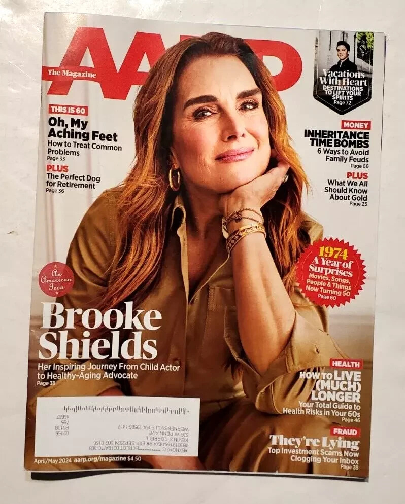 NEW AARP Magazine April/May 2024 Issue (Brooke Shields) (Free Ship)ing ...