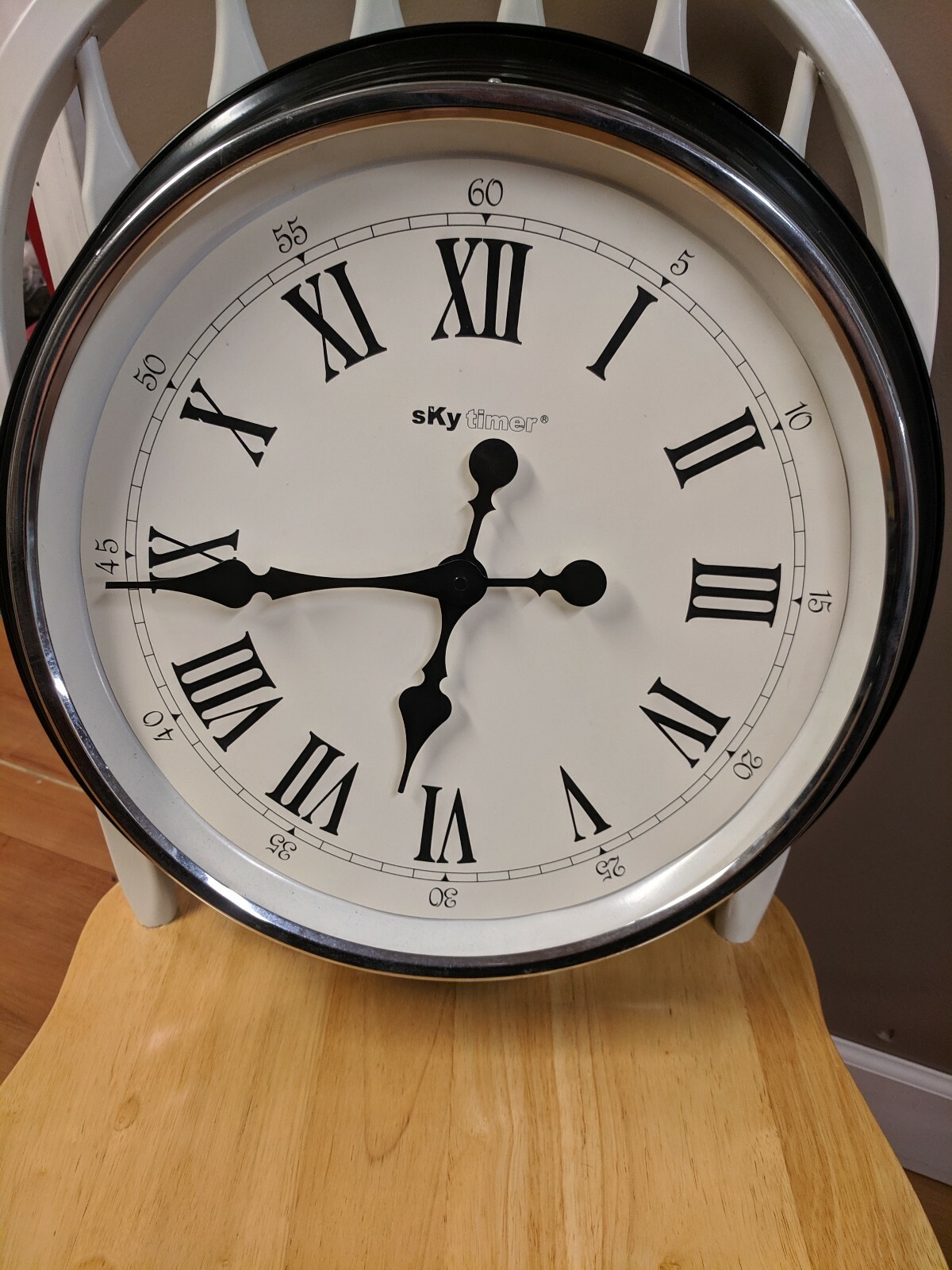 Skytimer Black Wall Clock | eBay