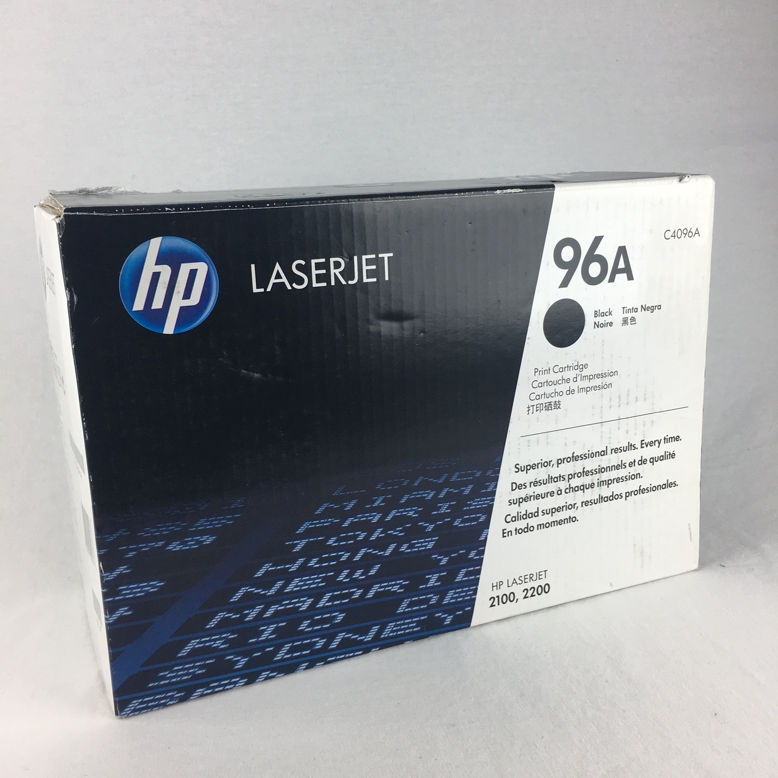 HP 96A (C4096A) BLACK Toner Cartridge NEW GENUINE, SEALED LASERJET 2100 ...