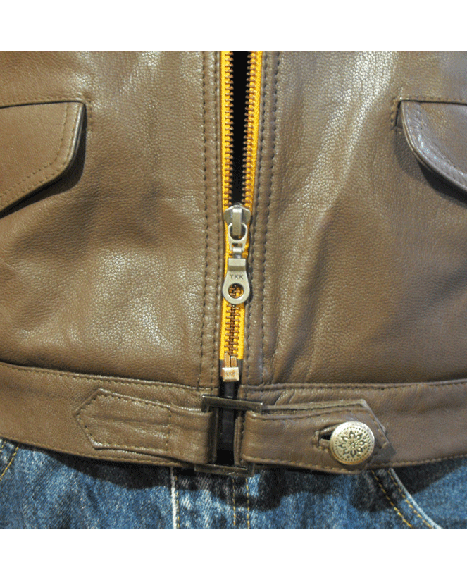 Handmade Erich Hartmann Bubi WWII German Luftwaffe Brown Leather Jacket ...