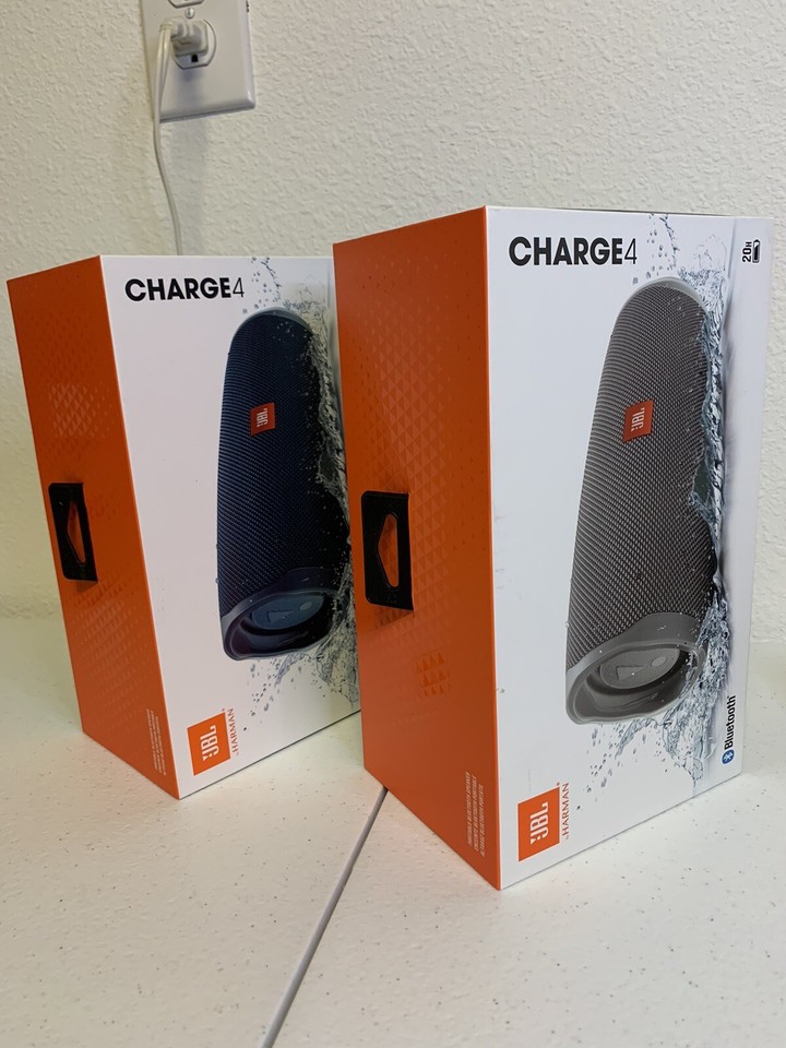 Empty Retail Boxes for JBL Charge 4 - Gray Blue ***Boxes Only*** | eBay
