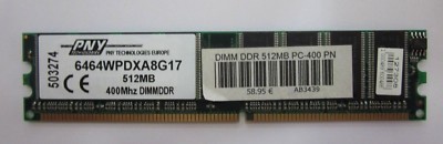 Pny Ram Module 512MB Desktop DDR400 400MHz | eBay UK