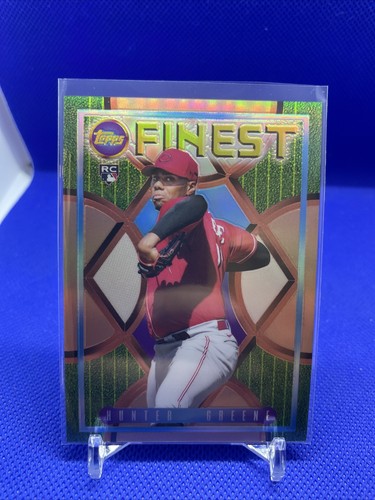 2022 Topps Finest Flashbacks Hunter Greene Rose Gold Refractor /15 ...